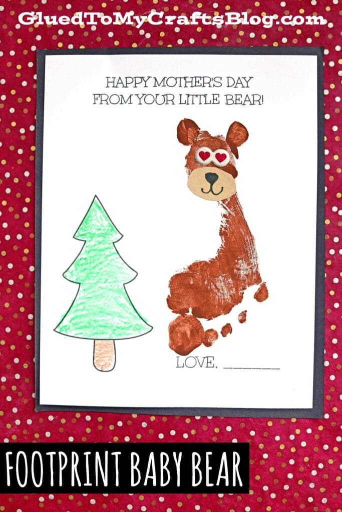 Baby Bear Keepsake Idea For Mother's Day