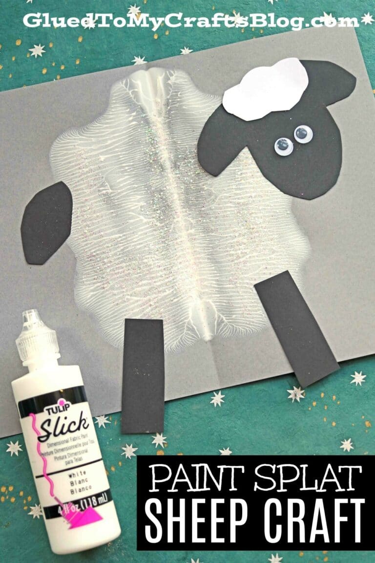 Paint Splat Crafts From Glued To My Crafts