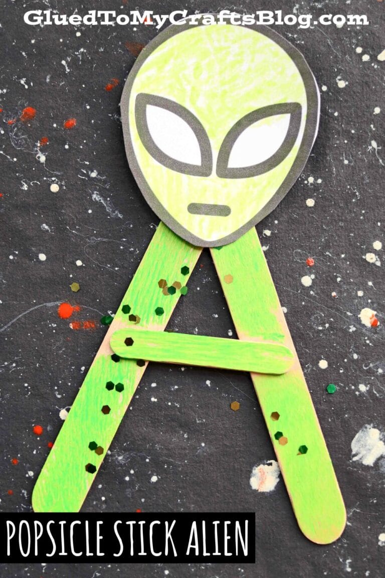 The ABC's In Popsicle Sticks