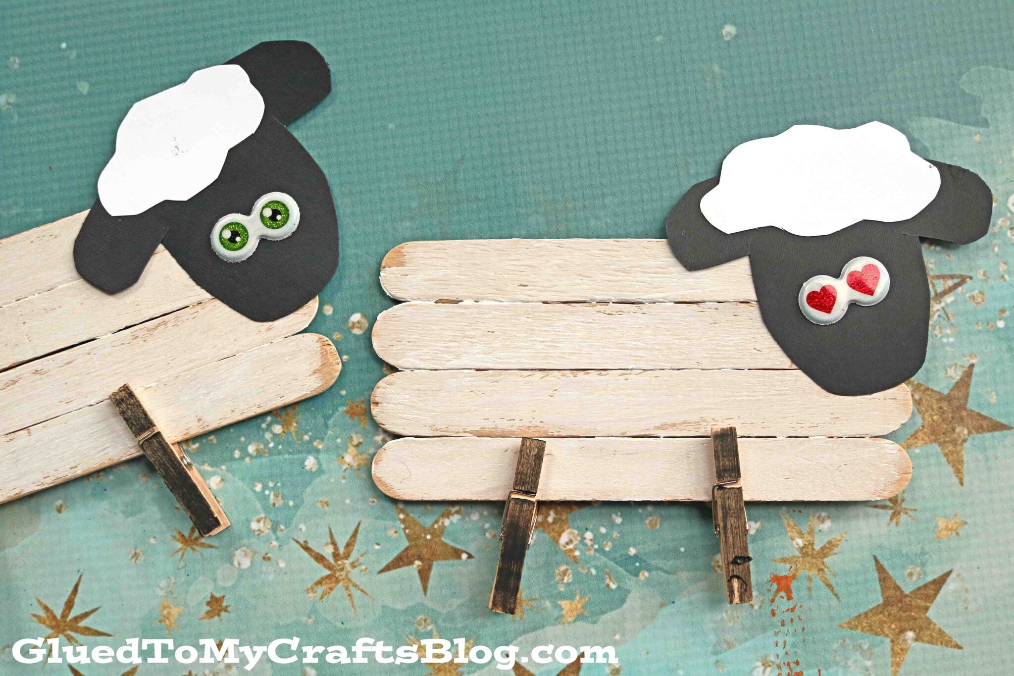 Popsicle Stick Sheep Craft Idea For Spring
