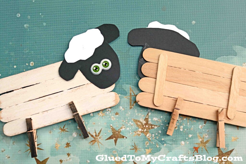 Popsicle Stick Sheep