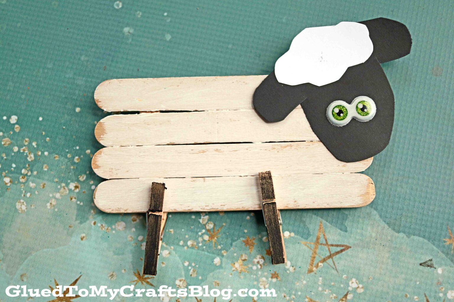Popsicle Stick Sheep Craft Idea For Spring