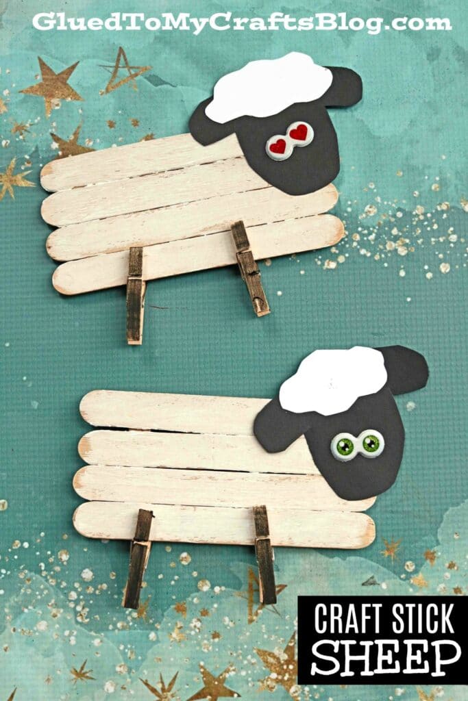 Popsicle Stick Sheep