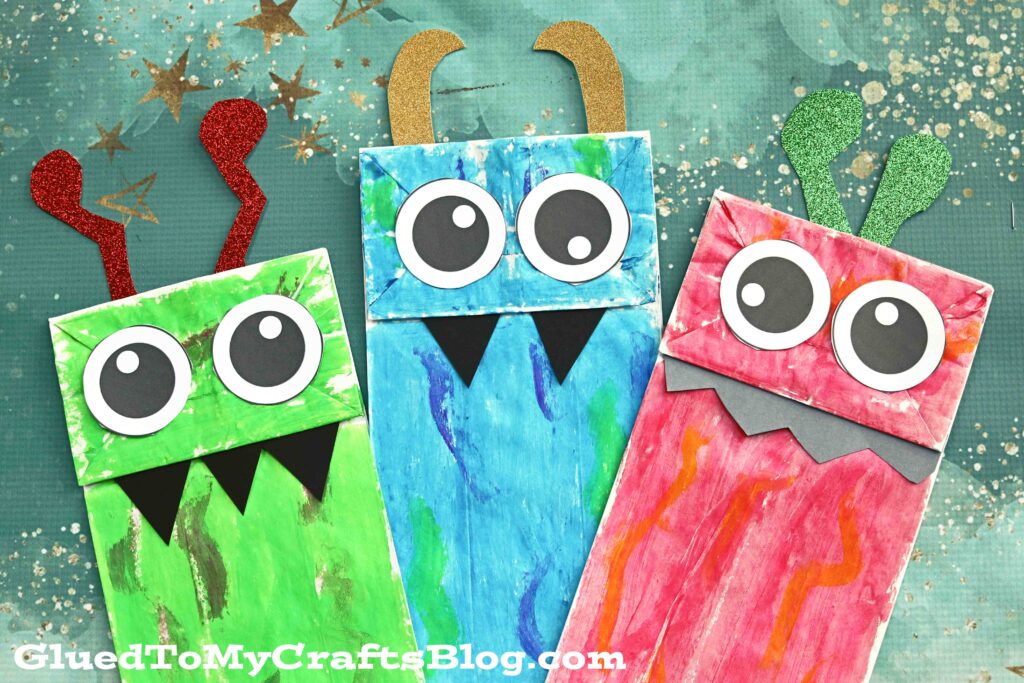 Paper Bag Monster Puppet Craft