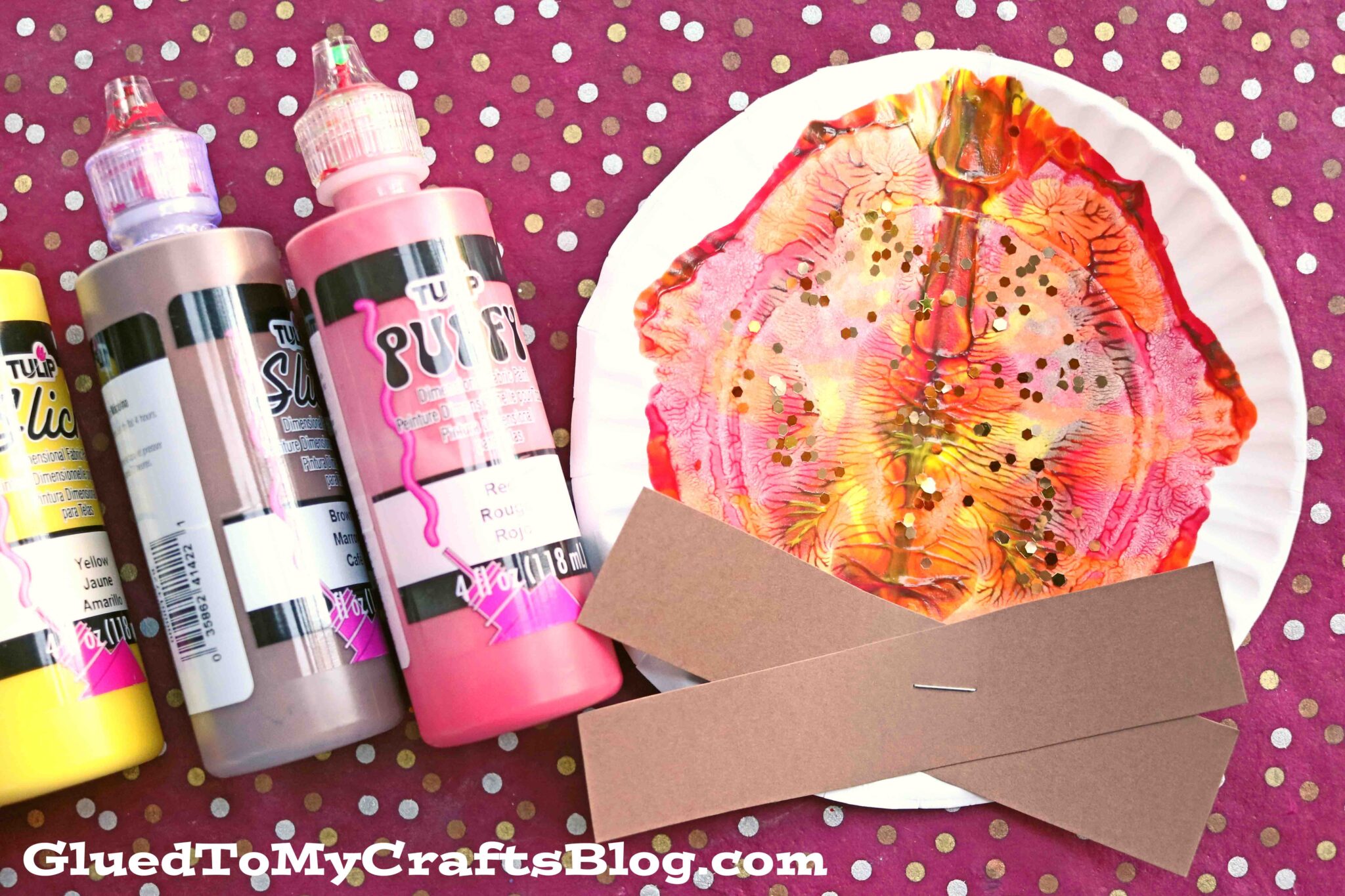 Paint Splat Campfire Craft For Summer Camp