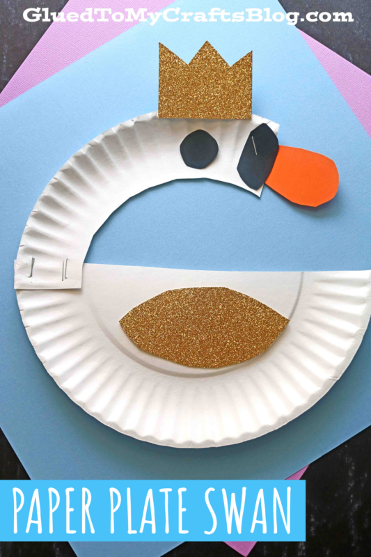 Paper Plate Swan