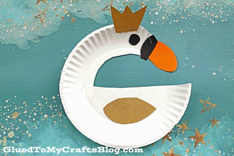 Paper Plate Swan Craft Idea For Kids