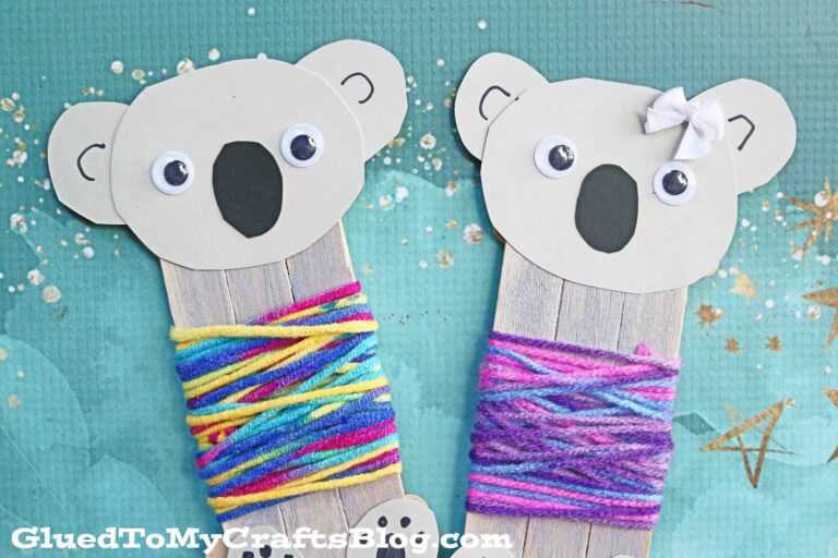 Popsicle Stick Koala Craft Idea