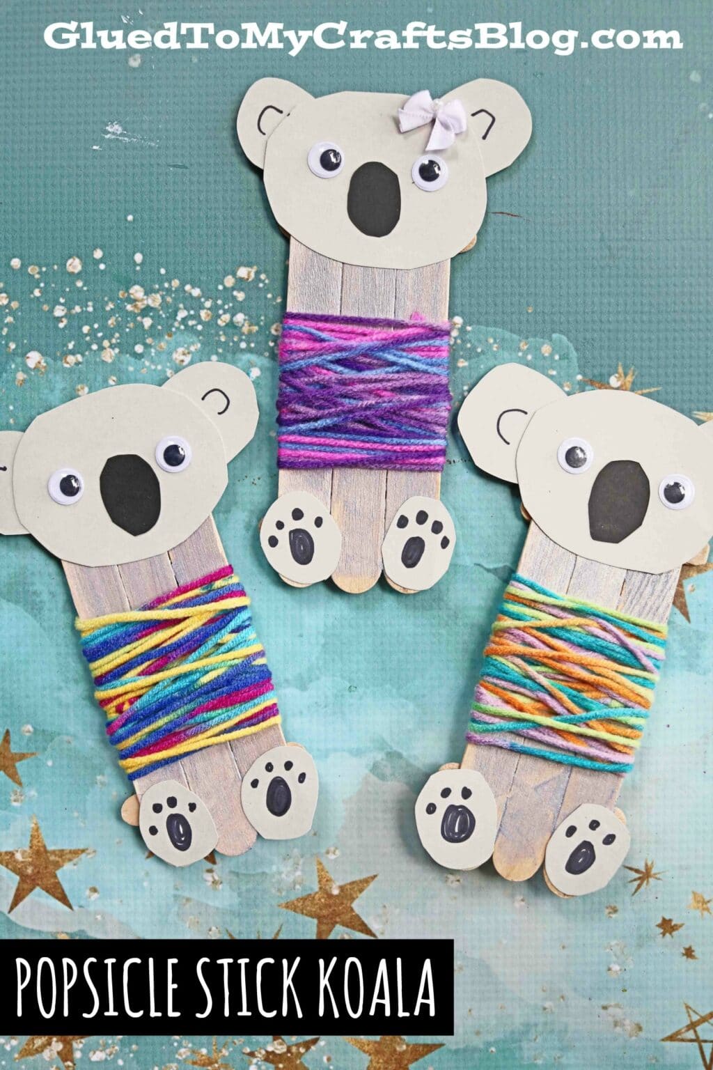 Popsicle Stick Koala Craft Idea