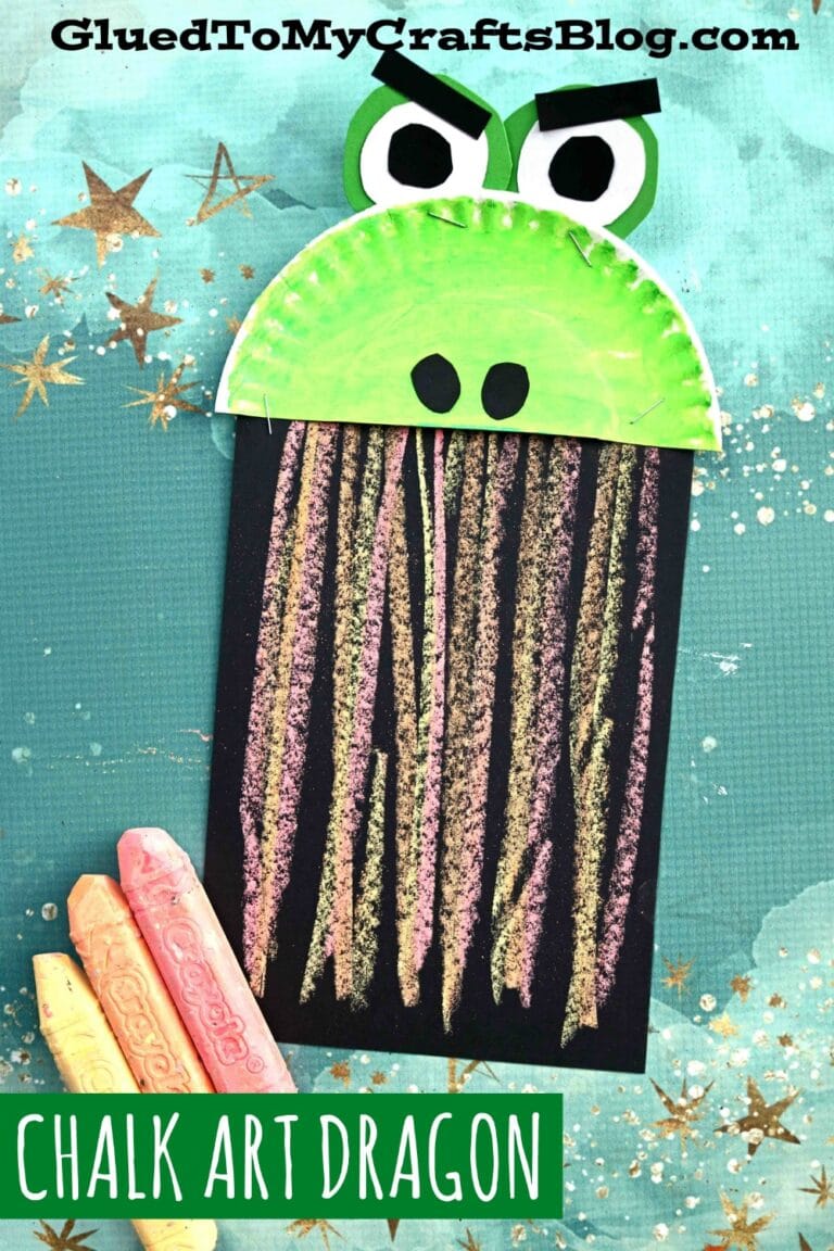 Chalk Art Firing Breathing Dragon Craft