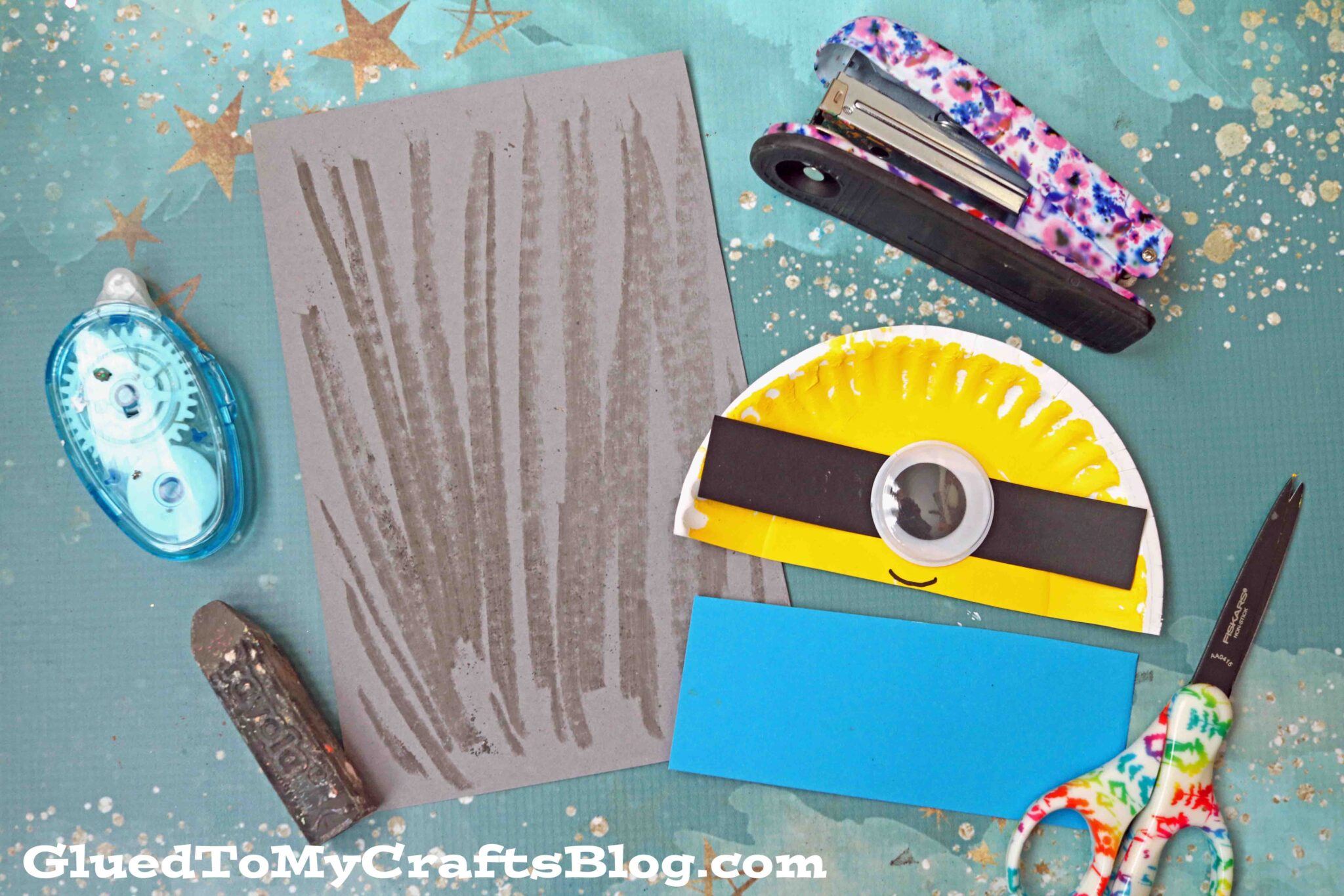 Paper Plate Minion Craft Idea For Kids