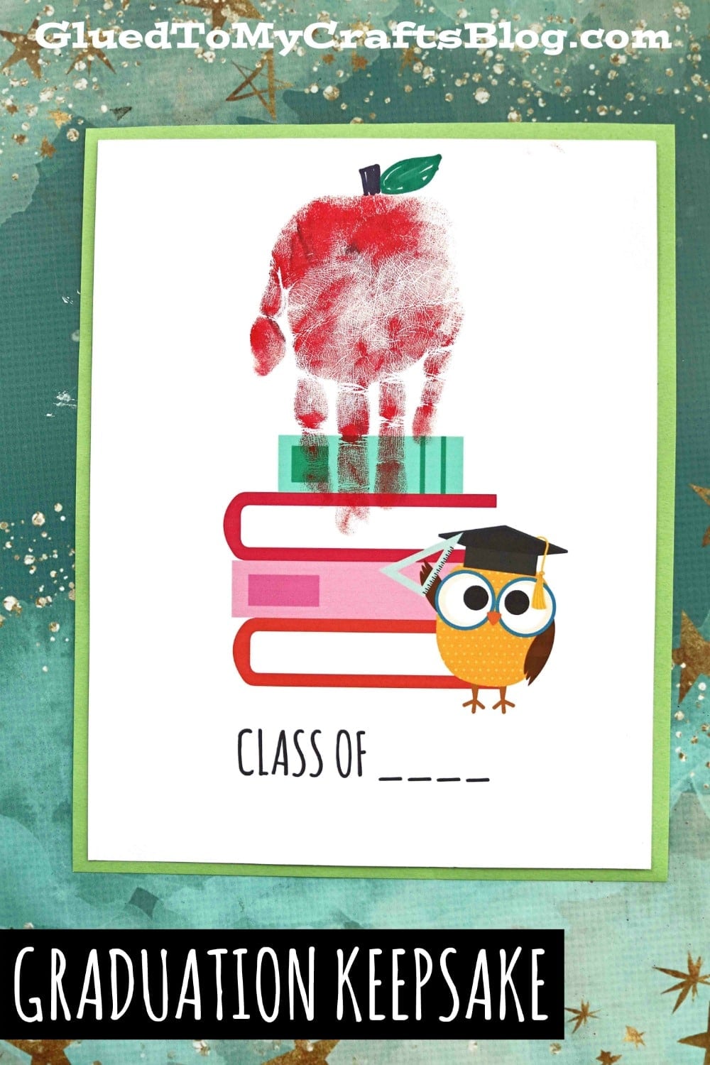 Handprint Class of Apple Keepsake
