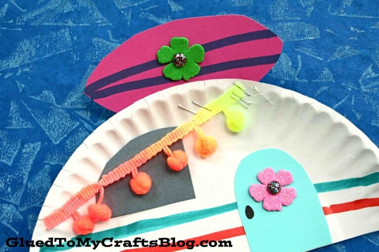 Paper Plate Beach Camper Craft