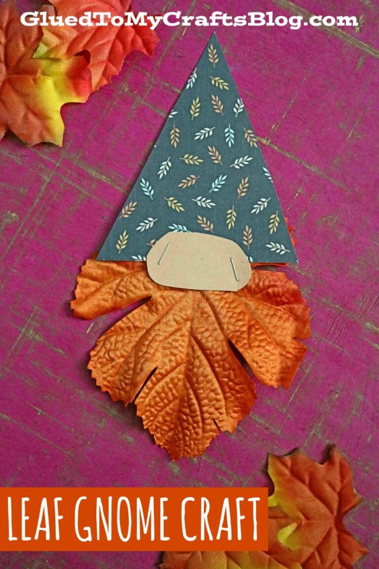 3-Step Leaf Gnome Craft Idea For Fall