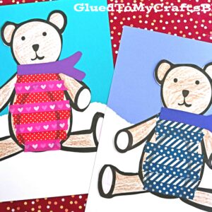 Paper Plate Sleeping Bear