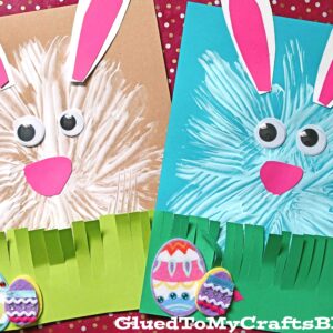 Paper Plate Bunny Butt Craft