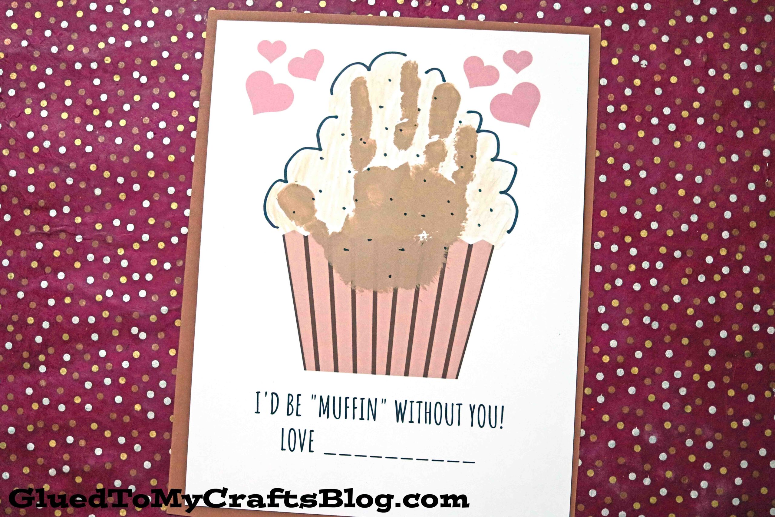 Handprint Muffin Keepsake Craft