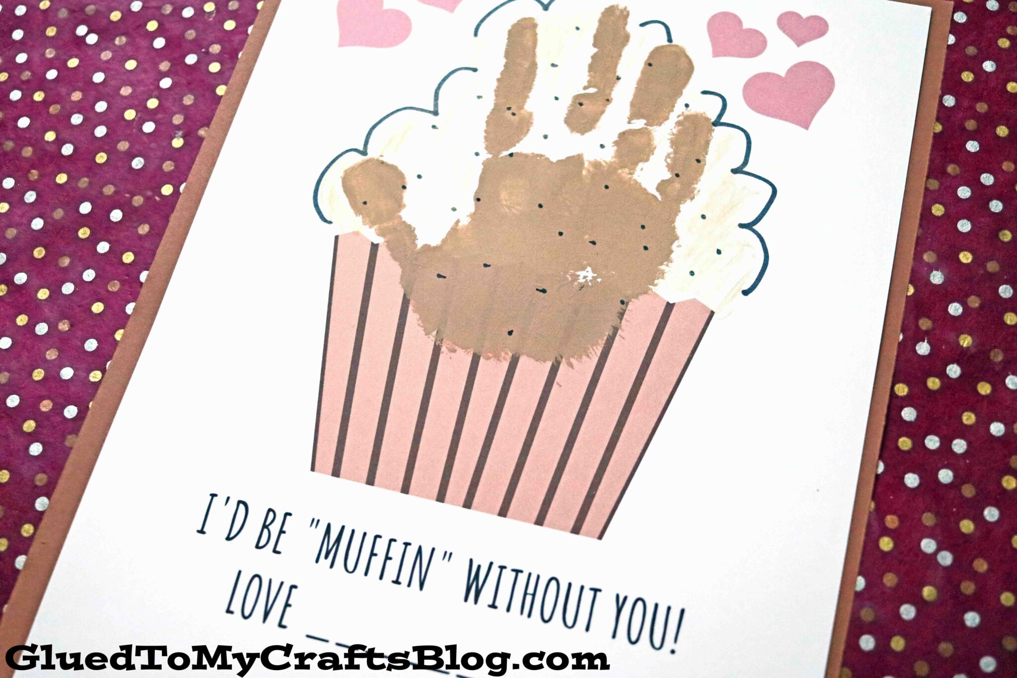 Handprint Muffin Keepsake Craft