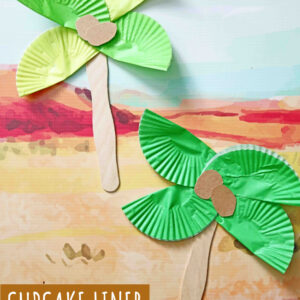 Paper & Thumbprint Palm Tree Craft