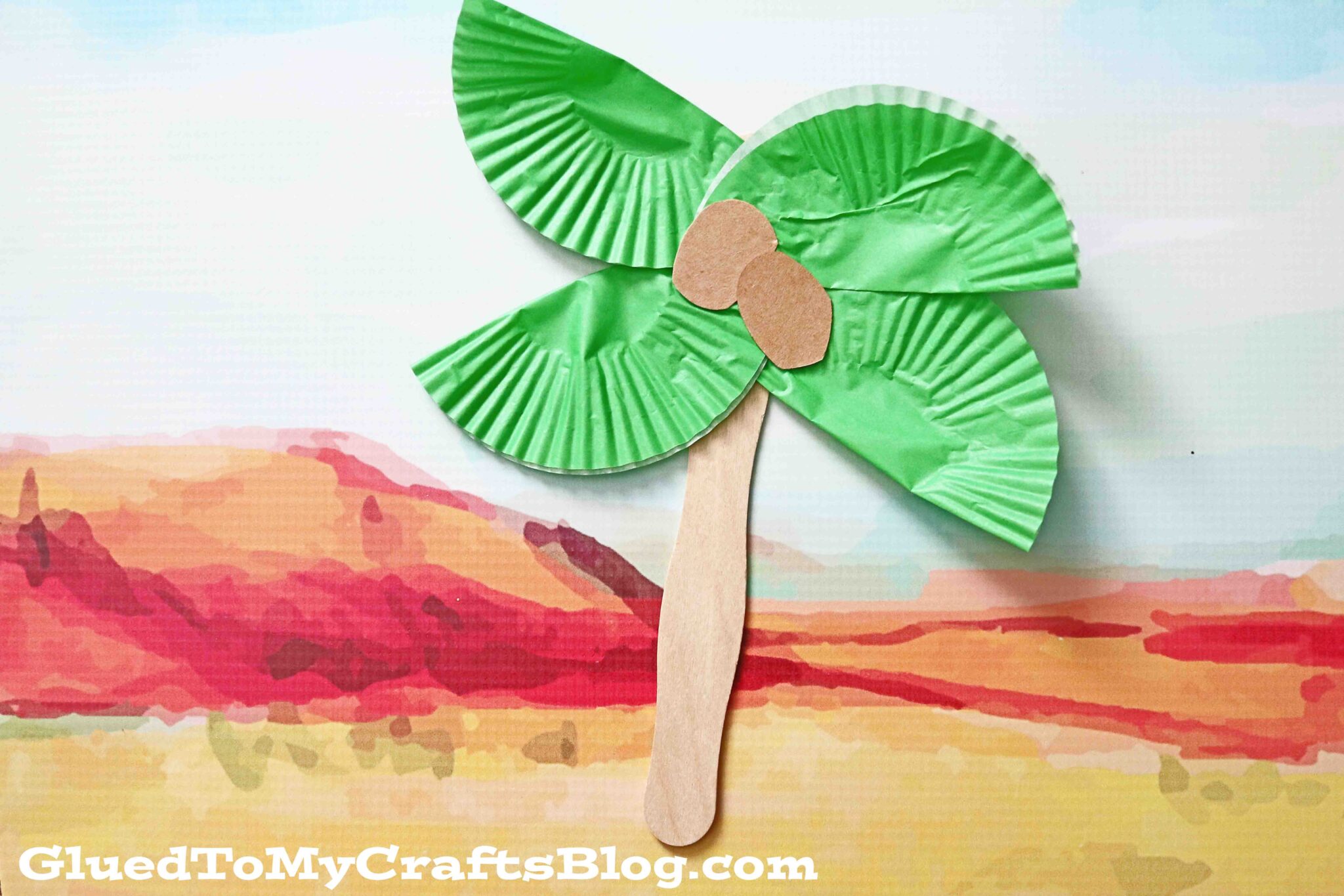 Crafts Palm Tree - Worksheet24