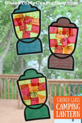 Tissue Paper Campfire Craft