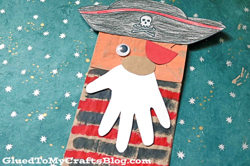 Paper Bag Pirate Puppet