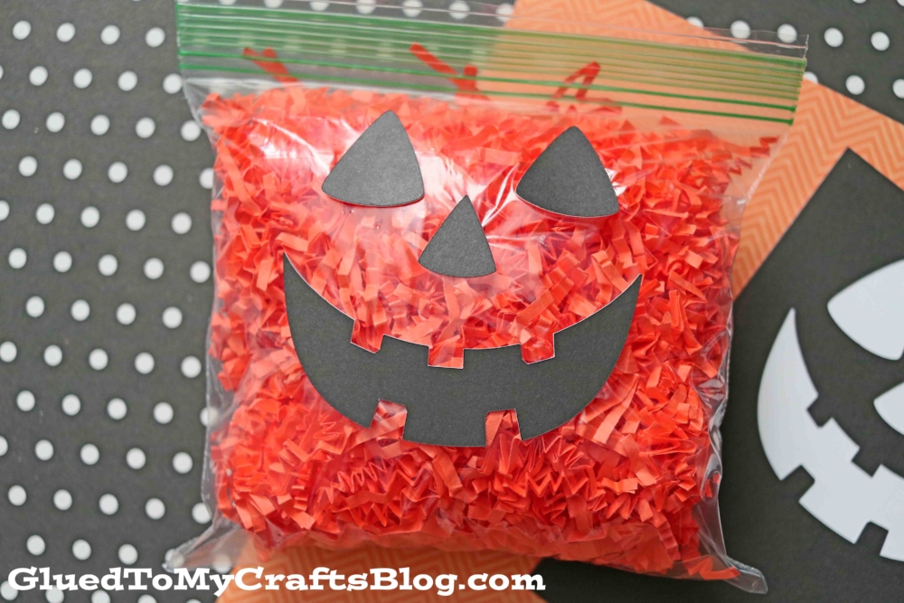 Crinkle Paper Pumpkin Craft