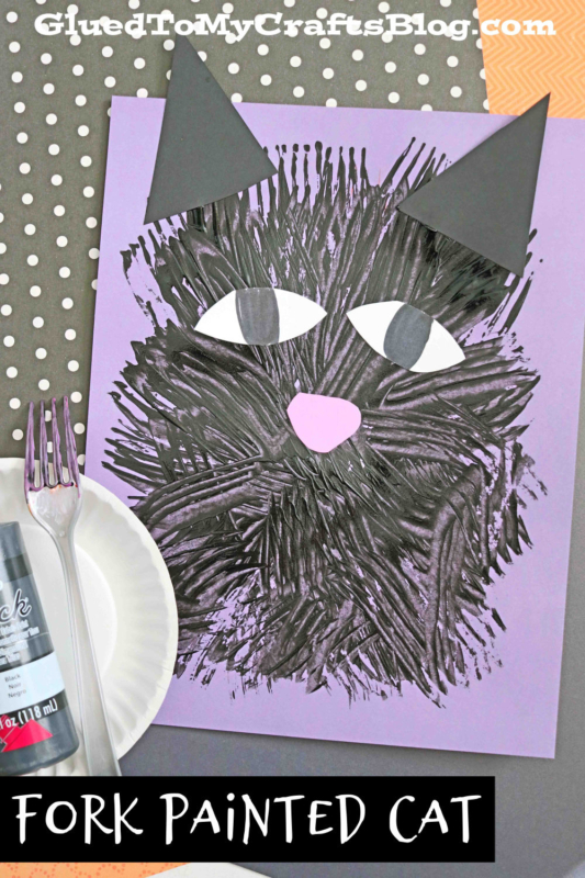 4 Fork Painted Halloween Craft Ideas