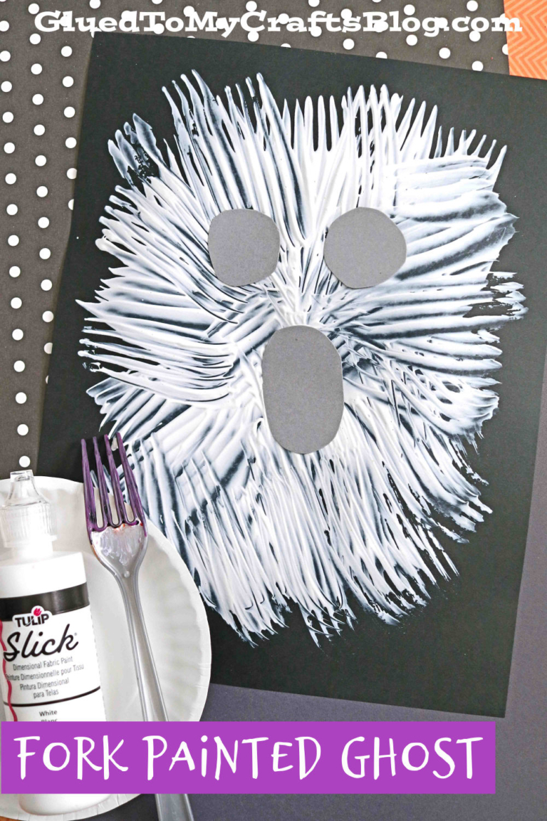 4 Fork Painted Halloween Craft Ideas