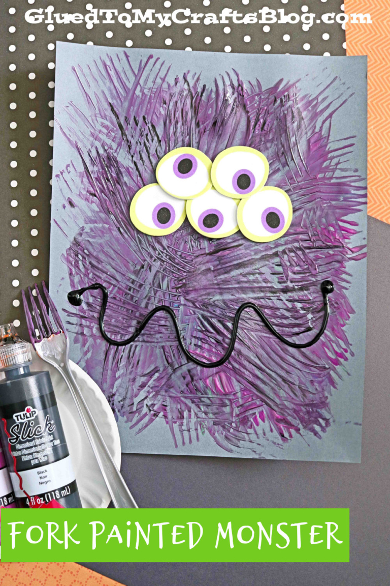 4 Fork Painted Halloween Craft Ideas
