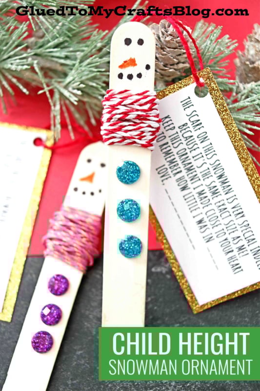 Snowman Scarf Keepsake Ornament