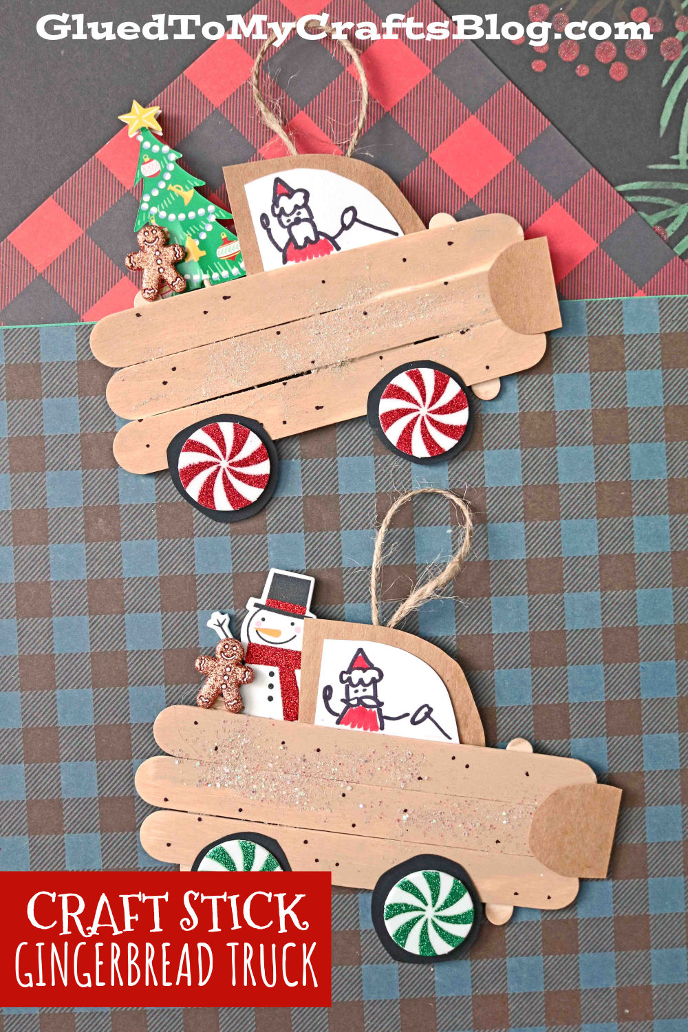 Gingerbread Pickup Truck Ornament