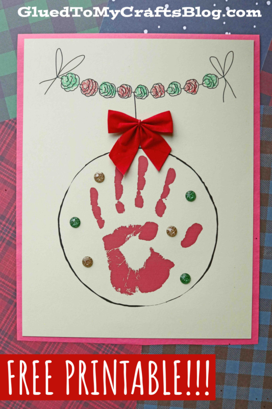 Handprint Christmas Ornament