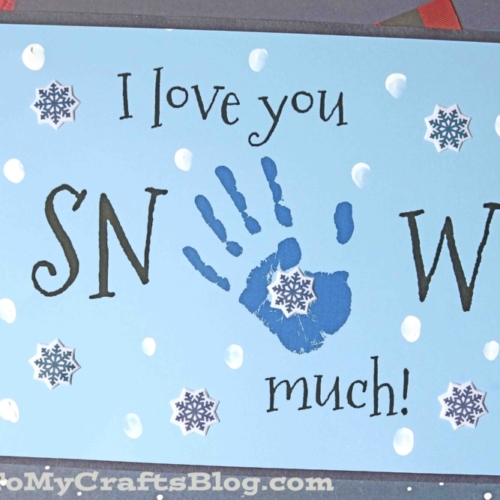 Bubble Wrap Snowy Tree Craft