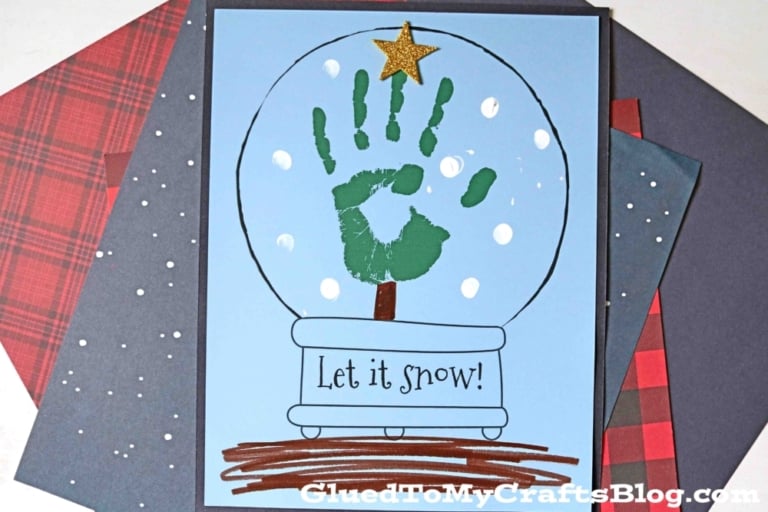 Handprint Snow Globe Keepsake