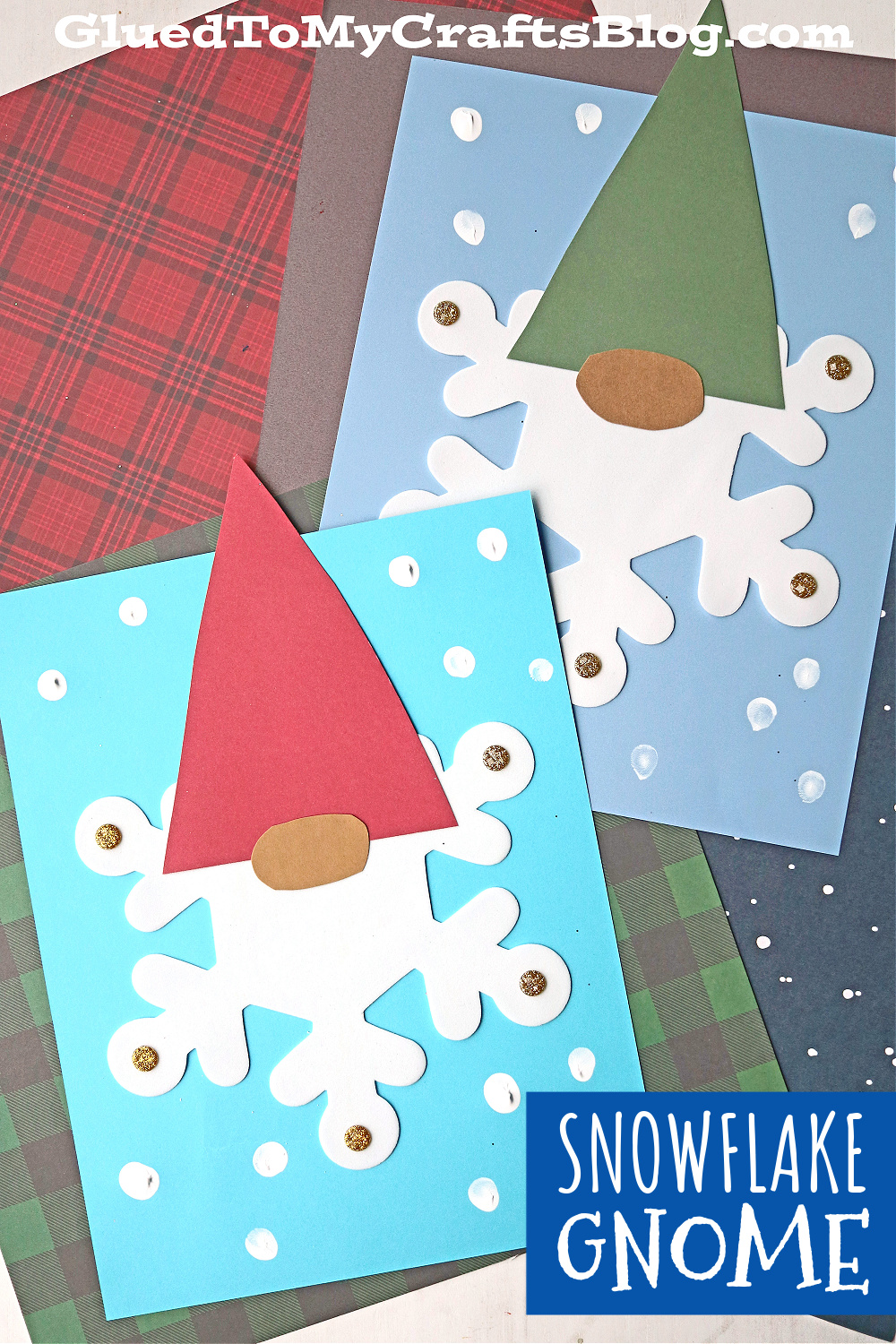 Craft Foam Snowflake Gnome