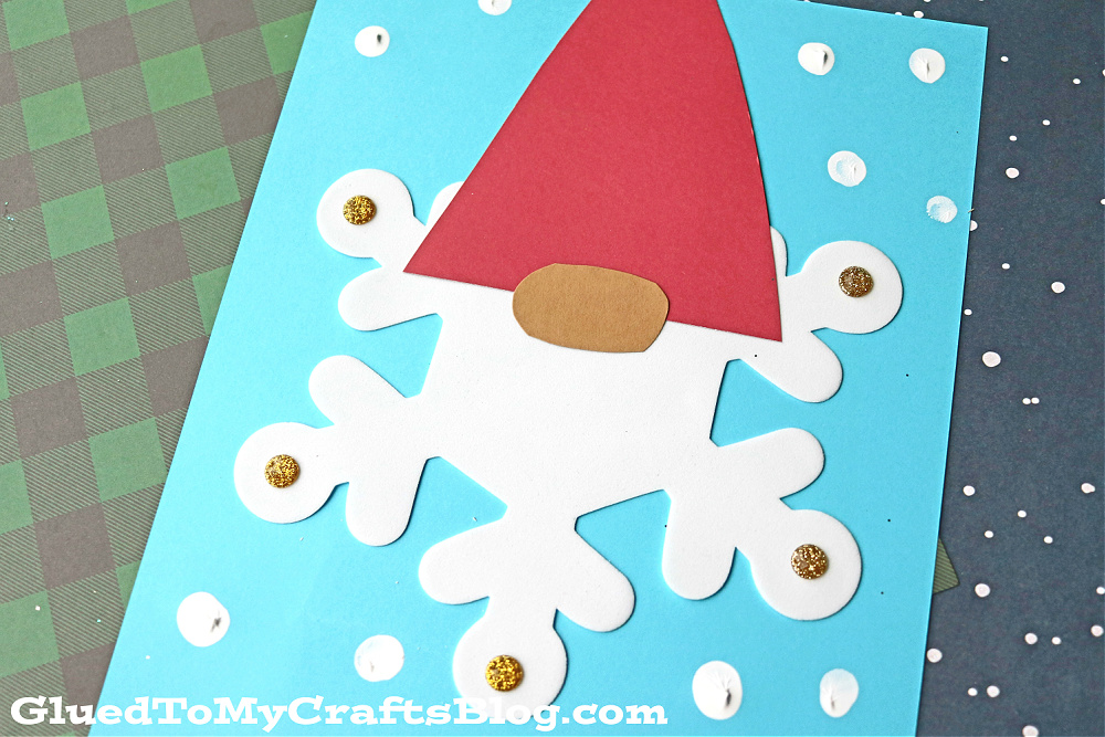 Craft Foam Snowflake Gnome