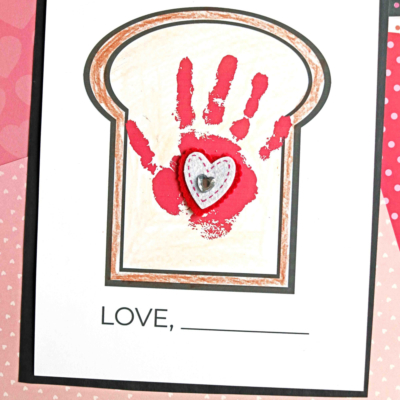 Handprint You Make My Heart Float Keepsake