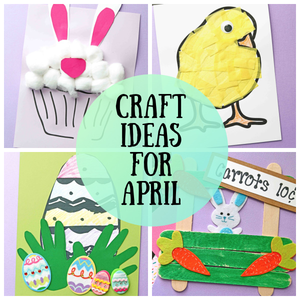 Springs Crafts For Kids To Make This April!