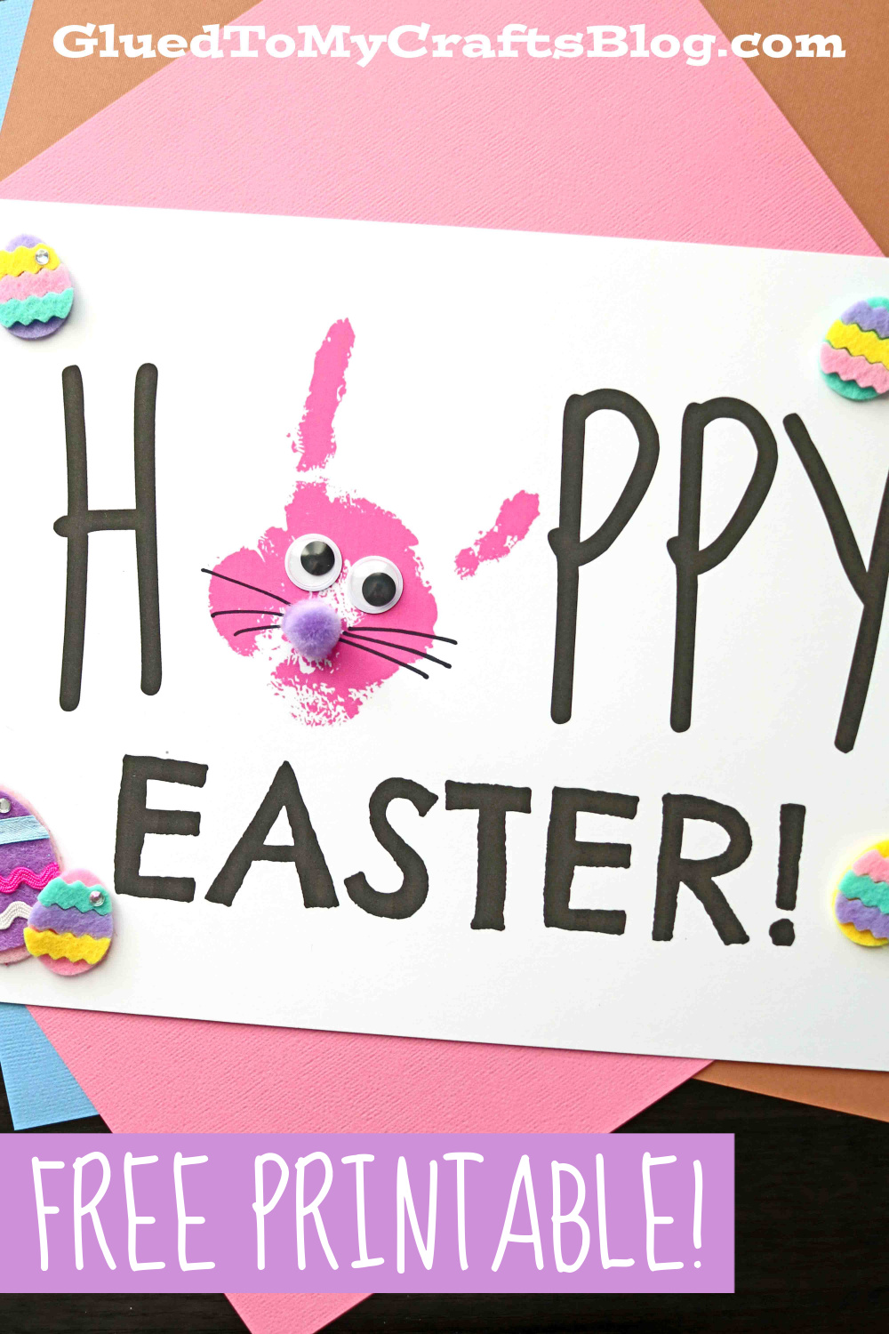 Handprint HOPPY Easter Bunny Keepsake