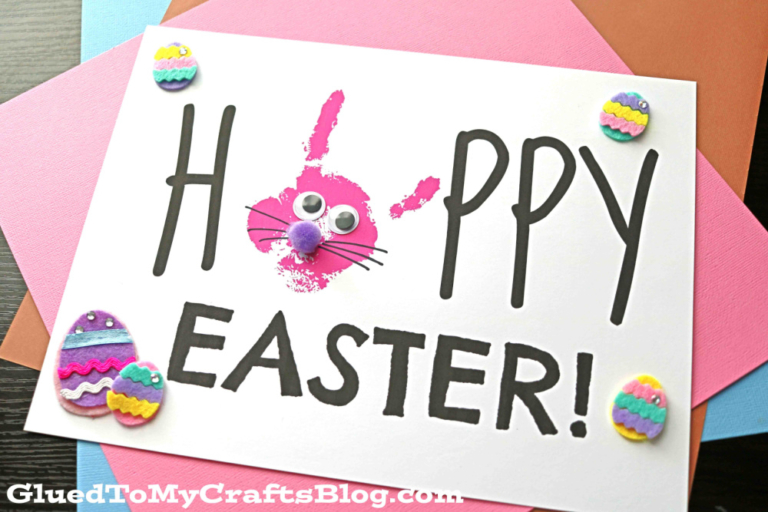Handprint HOPPY Easter Bunny Keepsake