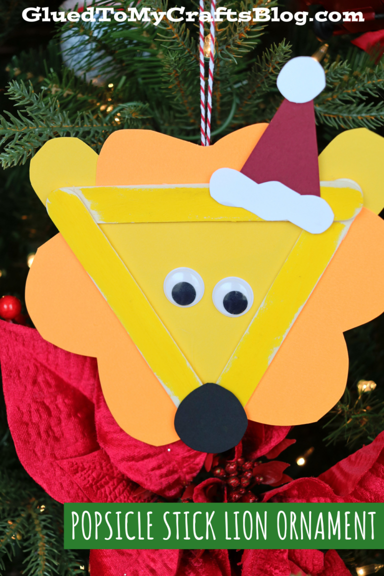 Popsicle Stick Lion Craft For Kids