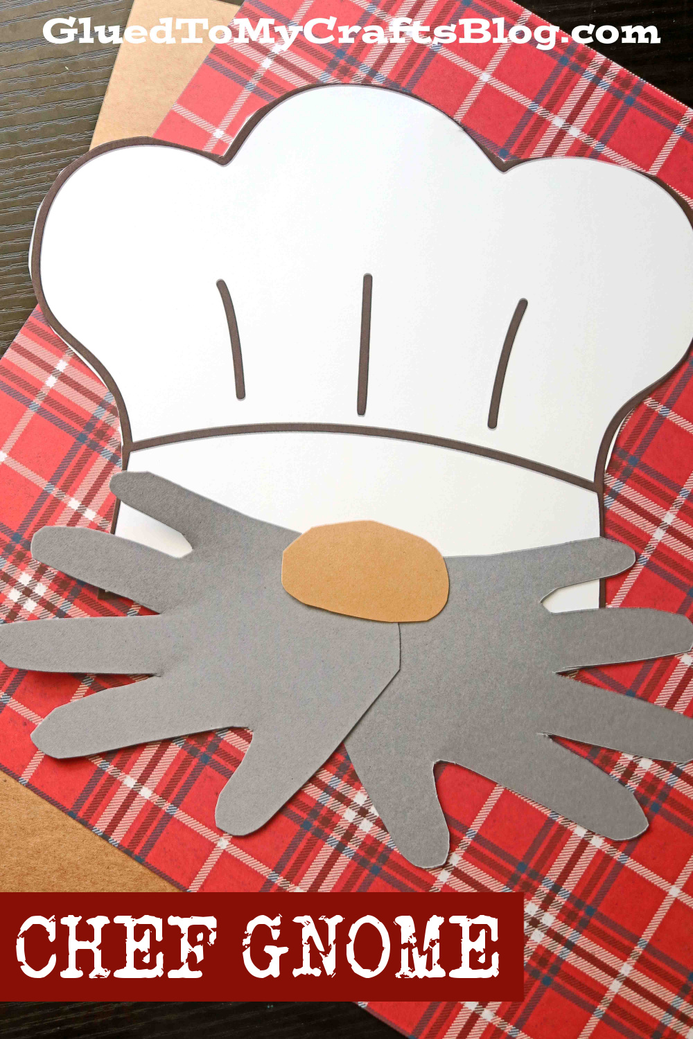 Handprint Chef Gnome Keepsake Craft