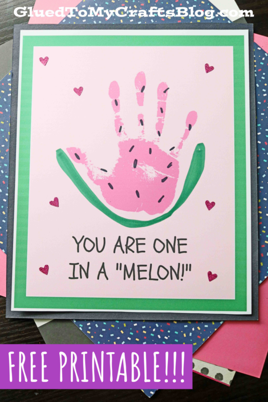 Watermelon Handprint Craft