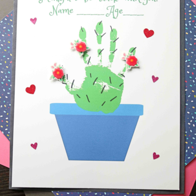 Handprint LOVE Keepsake