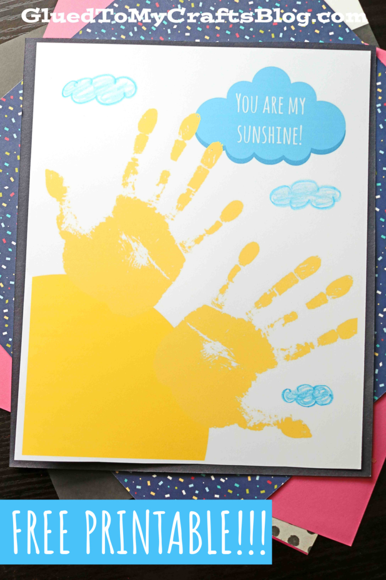 Handprint "You Are My Sunshine" Keepsake