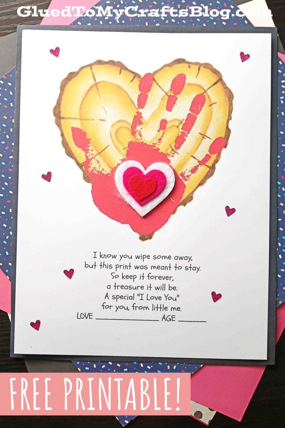 Handprint Little Forever Keepsake