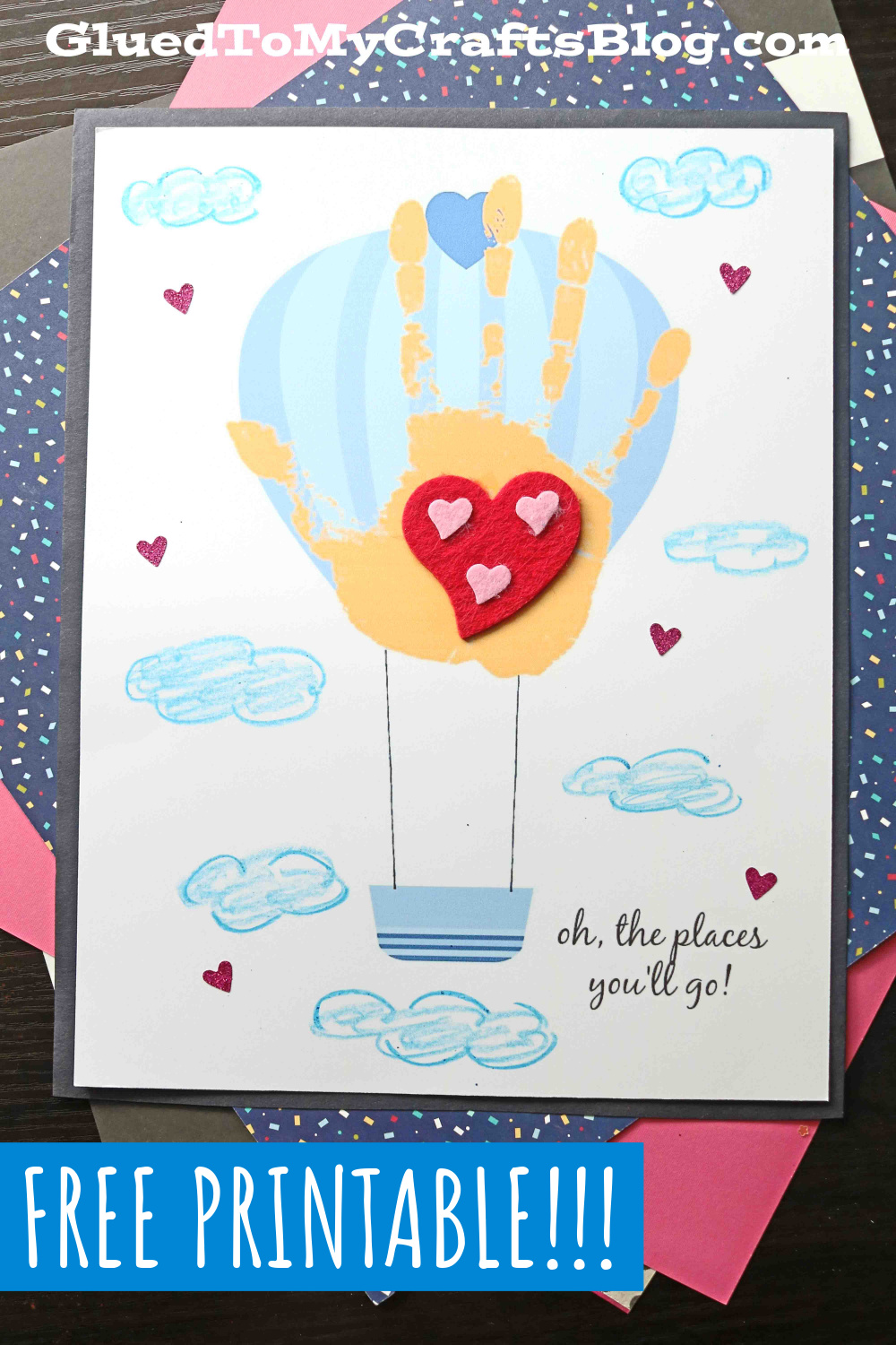 Oh, The Places You'll Go - Handprint Keepsake