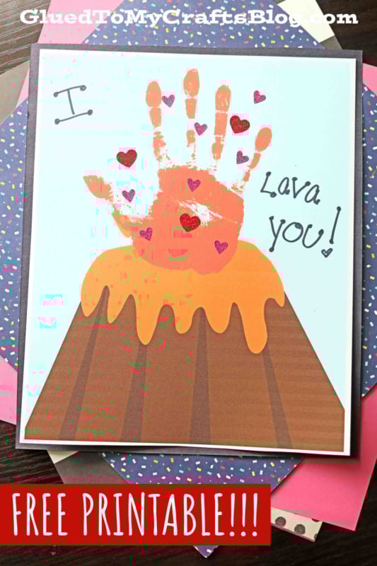 Handprint Lava You Volcano