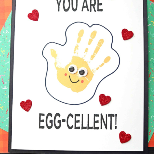 EGG-CELLENT Handprint EGG Keepsake Craft